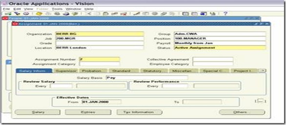 Oracle Applications: Configuration of Payroll